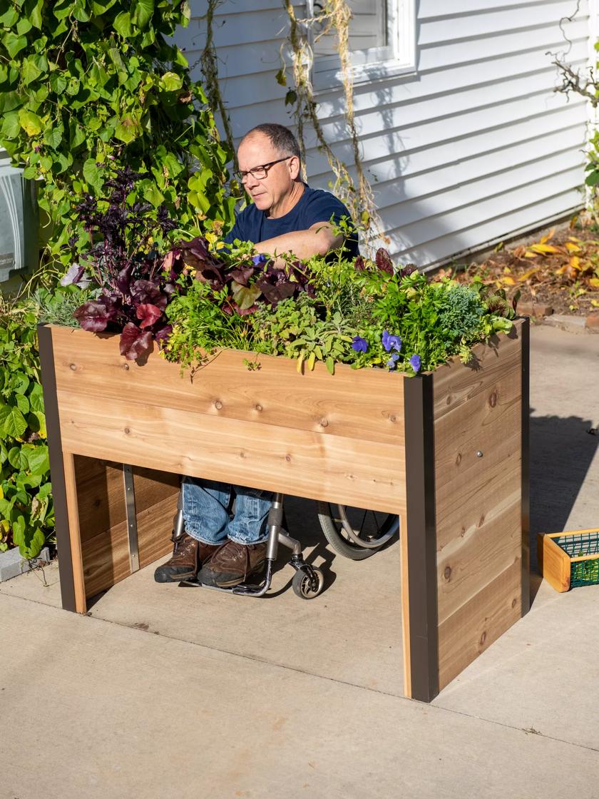 Wheelchair Accessible Garden Bed Planter Box How To Build A DIY Raised